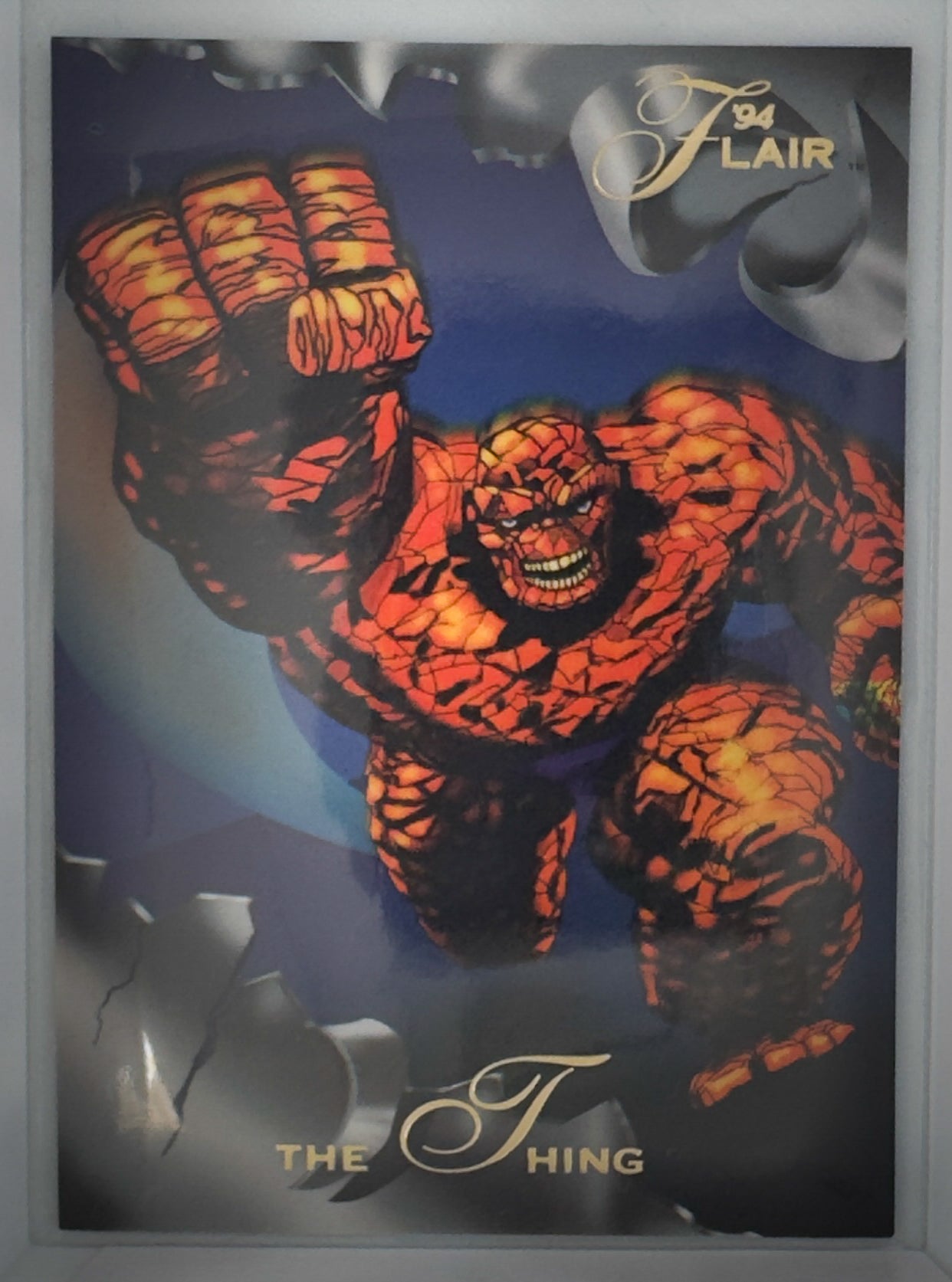 The Thing Origin of the Fantastic Four! Flair 1994 Marvel Comics NO.1