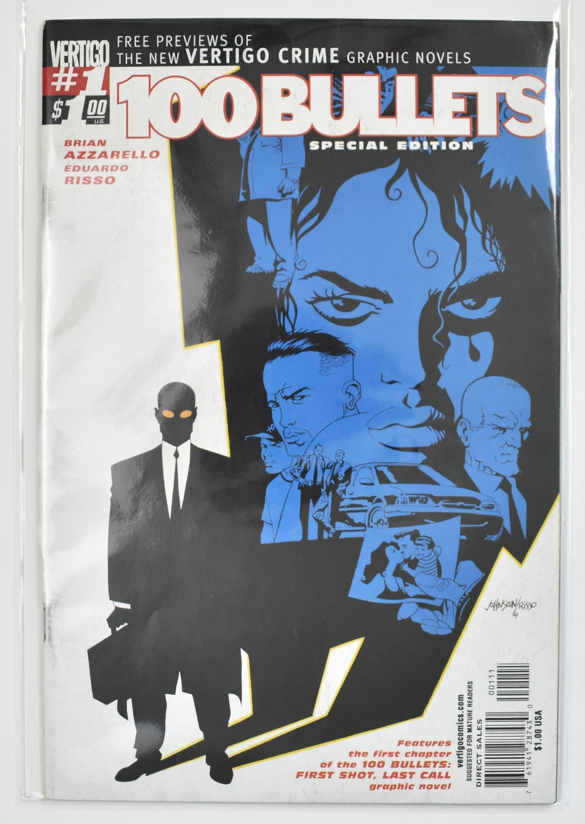 100 Bullets Special Edition 1 Comic Book Vertigo Soft Cover Book